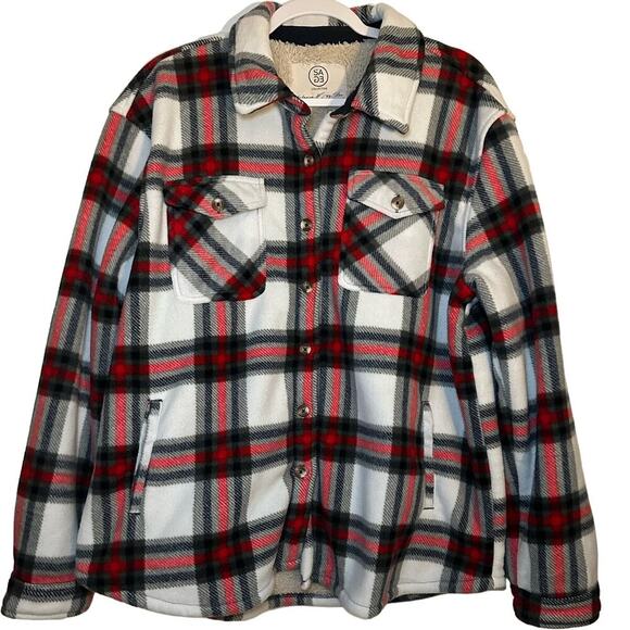 Sage Collective | Jackets & Coats | Sage Collective Xlarge Plaid ...